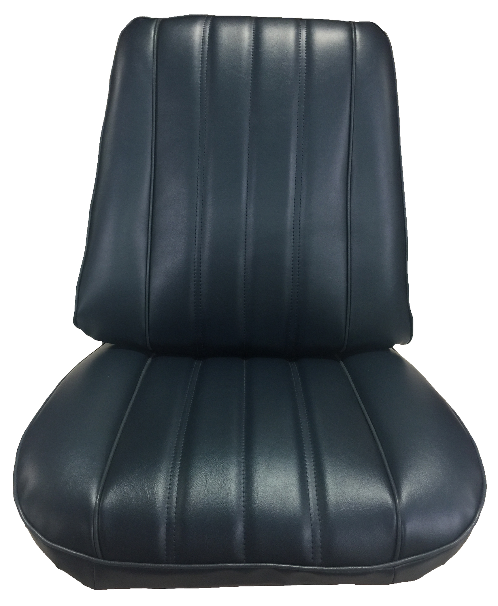 1966 Chevrolet Chevelle 2 Door Seat Upholstery Front Buckets Rear Bench Black Vinyl